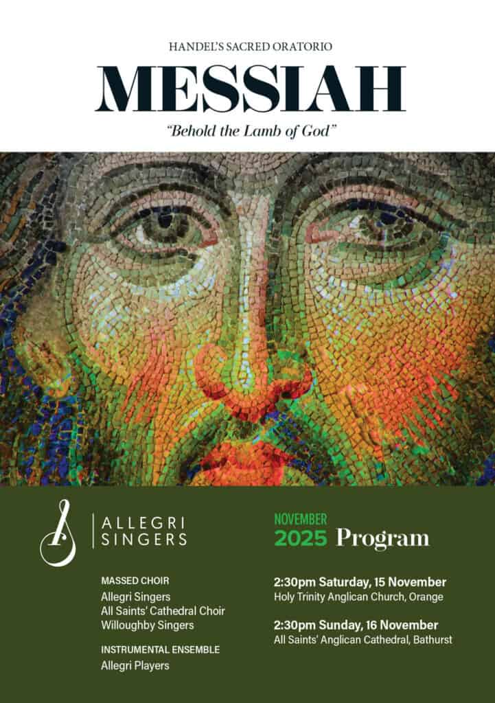 Handel’s Messiah in Final Preparation for Orange and Bathurst | Allegri ...